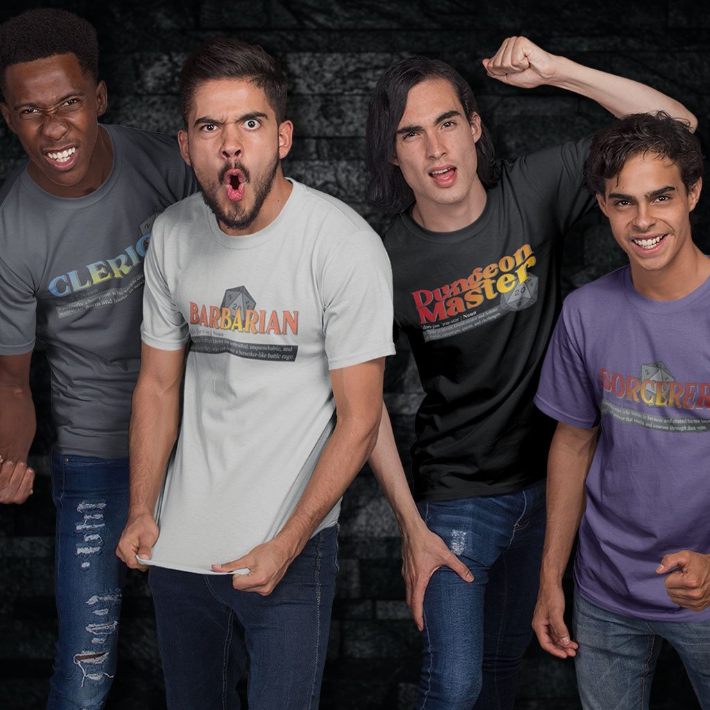 D&D (Dungeons and Dragons T-Shirts – NAB It Designs